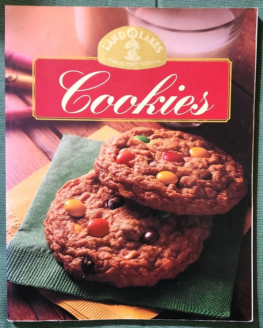 VINTAGE LAND O Lakes Collector Series COOKIES Cookbook 1994 Laminated ...