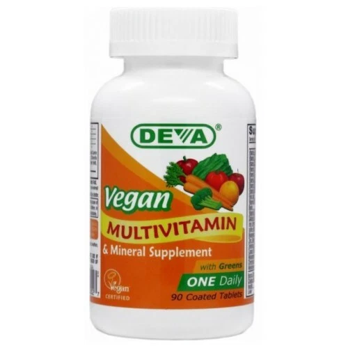 VEGAN, MULTIVITAMIN IRON Free 90 Tab By Deva Vegan Vitamins £20.71 ...