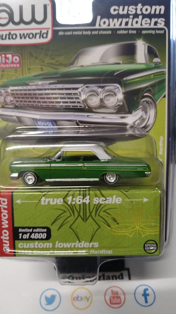 AUTO WORLD CUSTOM Lowriders 1962 Chevy Impala SS Hardtop (NG146) EUR 15 ...