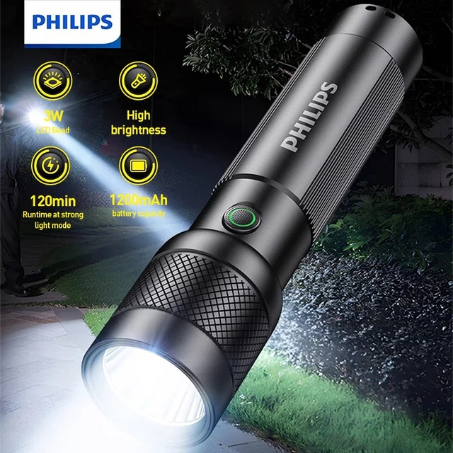 PHILIPS FLASHLIGHT WITH strong light,long battery life,emergency ...