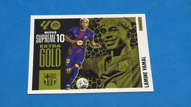 💥 2025-26 LIGA ESTE LAMINE YAMAL SUPREME 10 EXTRA GOLD BARCELONA Cuarta ...