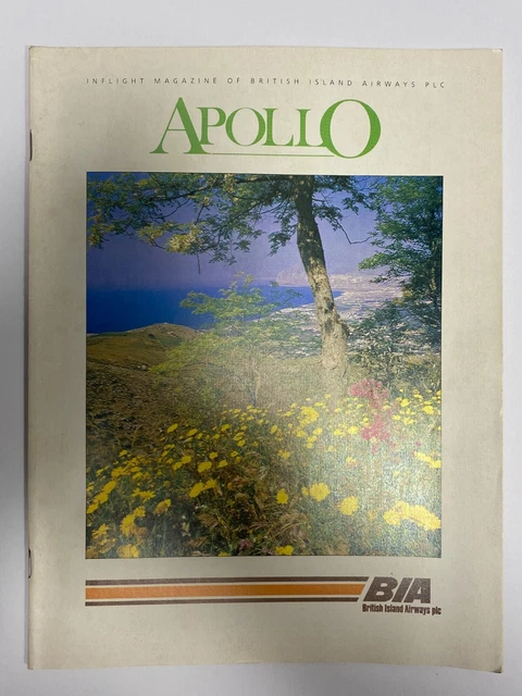 BRITISH ISLAND AIRWAYS Charter Airline In-Flight Magazine 1986 Package ...