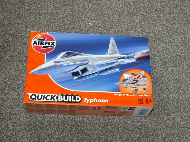 AIRFIX® QUICK-BUILD EUROFIGHTER Typhoon Model Aircraft Kit Model Plane ...