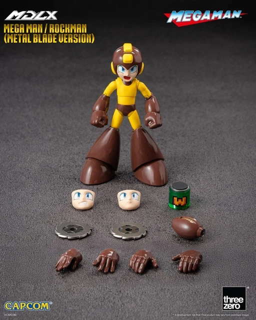 MEGA MAN MDLX Action Figura Mega Man / Rockman (metal Blade Version) 10 ...