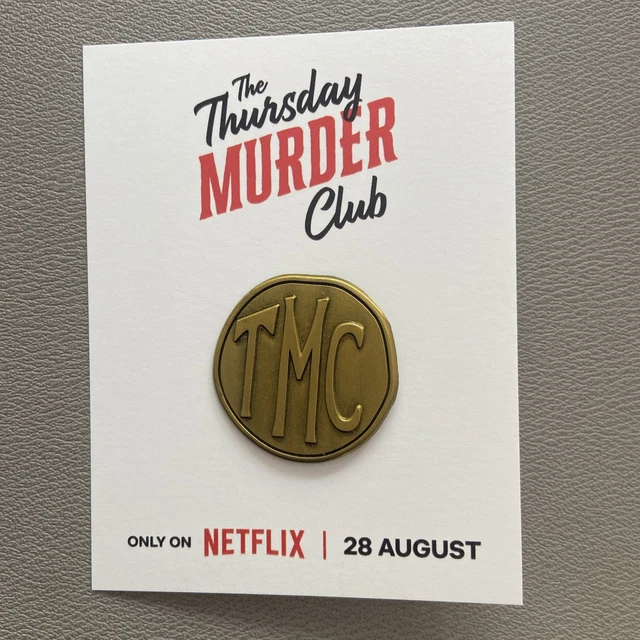 THE THURSDAY MURDER Club Pin Badge - Brand New £19.36 - PicClick UK