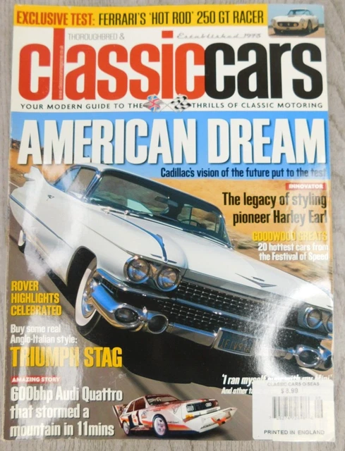 CLASSIC CARS AMERICAN Dream Cadillac Sep 2005 Issue #386 Hobby Mancave ...