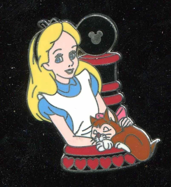 DLR 2008 HIDDEN Mickey Alice Wonderland Chess Dinah Disney Pin 59820 £ ...