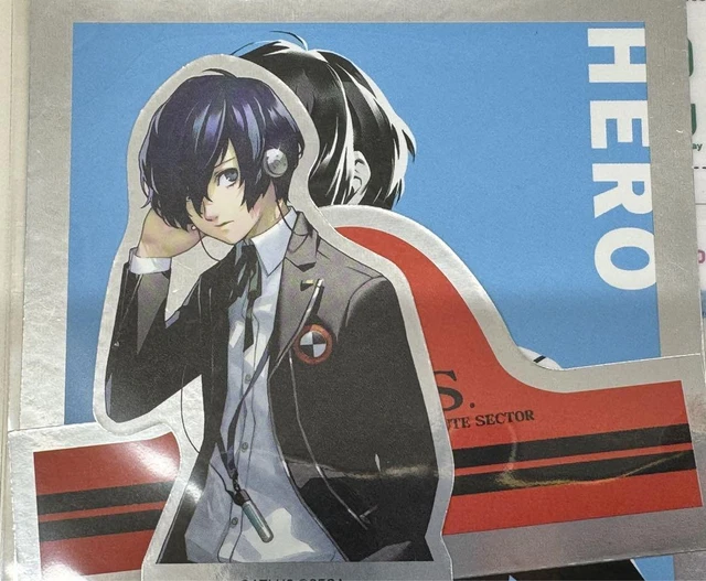 PERSONA 3 RELOAD Main Character Metal Sticker P3R £50.66 - PicClick UK