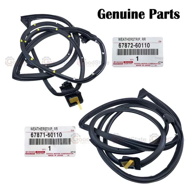 GENUINE TOYOTA LANDCRUISER 200 Series VDJ UZJ URJ Rear Door Rubber Seal ...