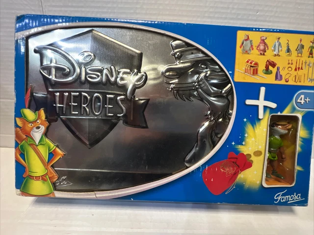 DISNEY HEROES FAMOSA very rare robin hood tree house figures and ...
