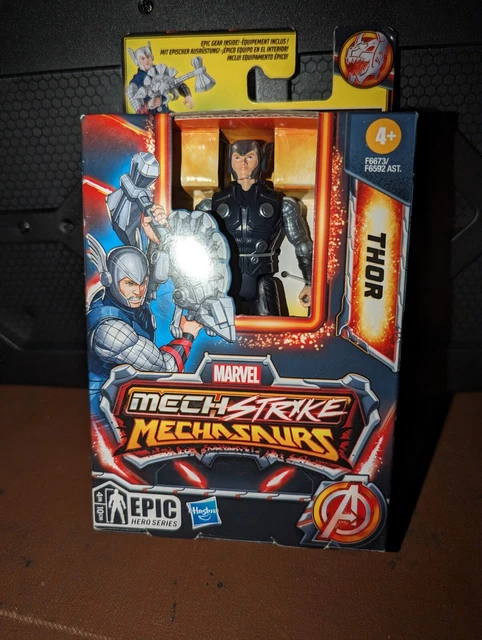 MARVEL MECH STRIKE Mechasaurs Thor, 4" Action Figure NEW $12.50 ...