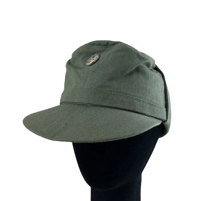 EAST GERMAN ARMY Ski Cap NVA DDR Summer Kampfgruppen Field Grey X Small ...