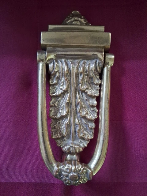 BRASS DOOR KNOCKER Antique Reproduction Heavy & Solid £31.92 - PicClick UK