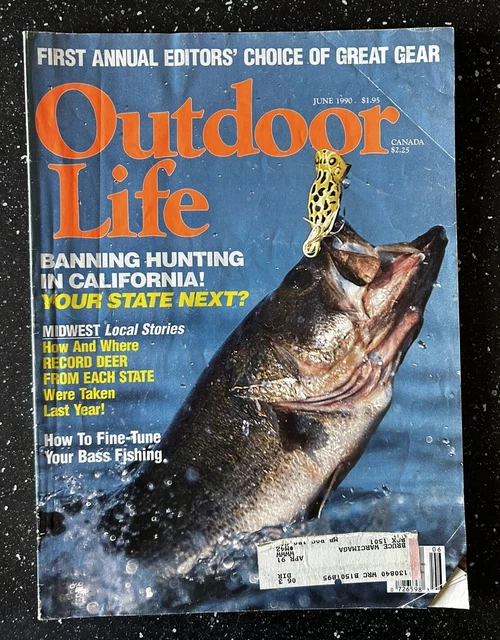 OUTDOOR LIFE MAGAZINE June 1990 $6.49 - PicClick CA