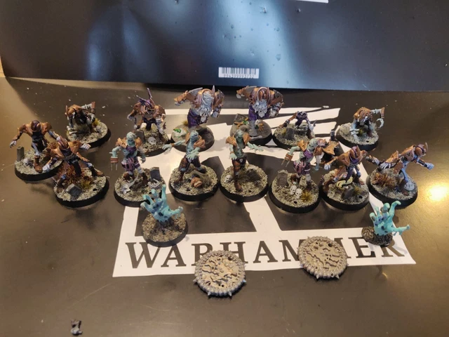 WARHAMMER BLOOD BOWL Shambling Undead Team Painted and Complete £39.99 ...