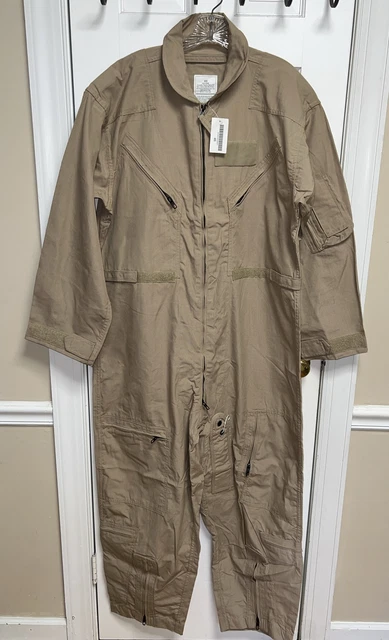 USMC MILITARY FLYERS Coveralls CWU-27/P, TYPE 1, Class 2 Nomex Size 46S ...