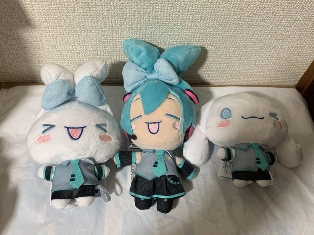 RARE HATSUNE MIKU x Cinnamoroll Mini Plush doll Full SET EXPRESS JP £73.70 - PicClick UK