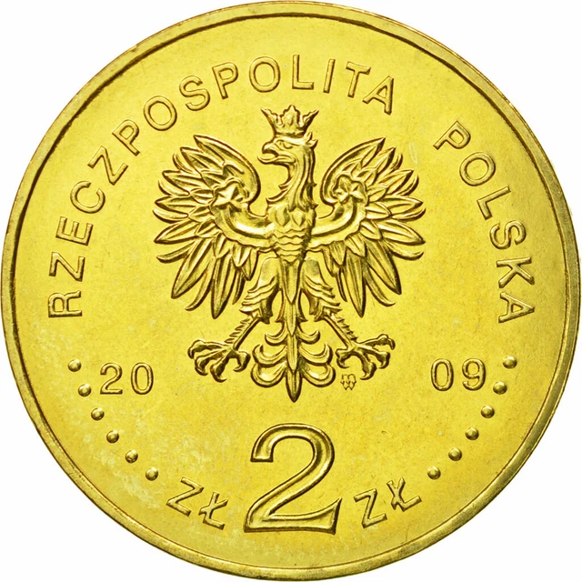 [#436443] MONETA, POLONIA, 2 Zlote, 2009, Warsaw, SPL, Ottone, KM:675 ...