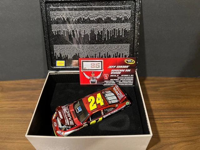 JEFF GORDON 2011 #24 AARP/DTH Atlanta 85TH Win Chevy Impala 1/24 NASCAR ...