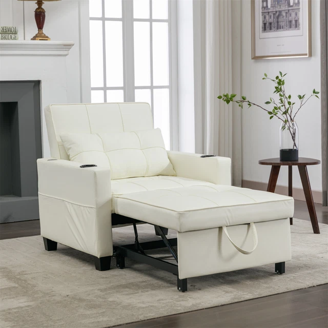 CONVERTIBLE SLEEPER SOFA Bed 3in1 Multi-Function Folding Sofa Bed w ...