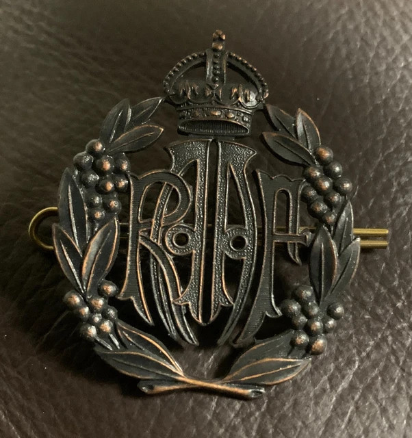WW2 RAAF CAP badge Canadian maker BCATP issue $49.00 - PicClick CA
