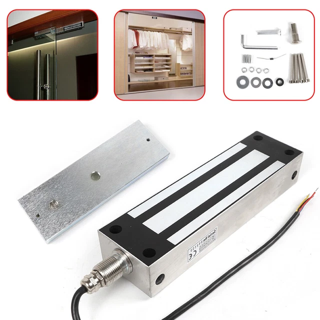 ELECTROMAGNETIC SECURITY GATE Lock 12V 1200Lbs/500kg Holding Force ...