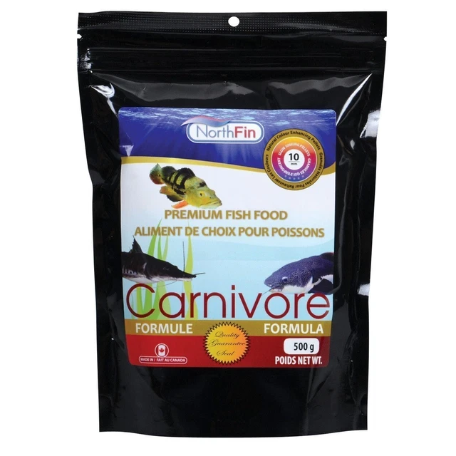 NORTHFIN CARNIVORE FORMULE 10mm Pellets 500g Luxe Grand Poisson ...