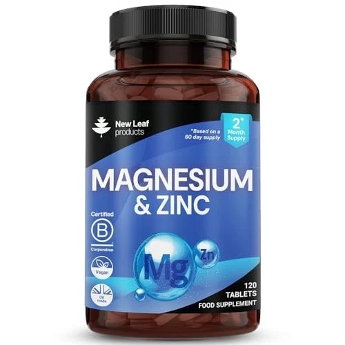 MAGNESIUM SUPPLEMENTS 516MG - 120 Magnesium Tablets Supports Muscle ...
