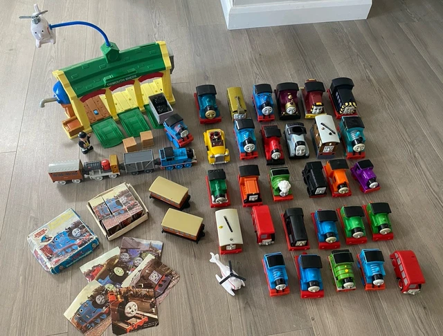 MY FIRST THOMAS The Tank Engine Golden Bear Trains Big Bundle Tidmouth Shed Toys £39.96 ...