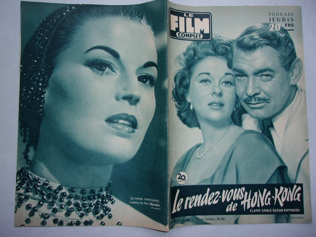 LE FILM COMPLET " Le rendez-vous de Hong-Kong " Clark Gable-Silvana Mangano EUR 3,49 - PicClick FR