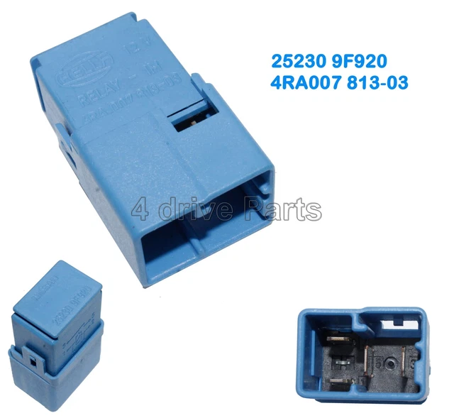 GENUINE NISSAN 4-PIN Ignition Relay Blue 25230-9F920 Hella 4RA00781303 ...