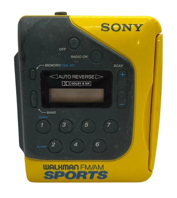 SONY WALKMAN SPORTS WM-F2078 Auto Reverse FM/AM Stereo Cassette Player ...