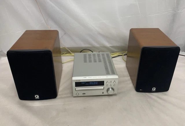 DENON RCD-M39DAB MICRO Hi-Fi System with Q Acoustics 2010i Speakers ...