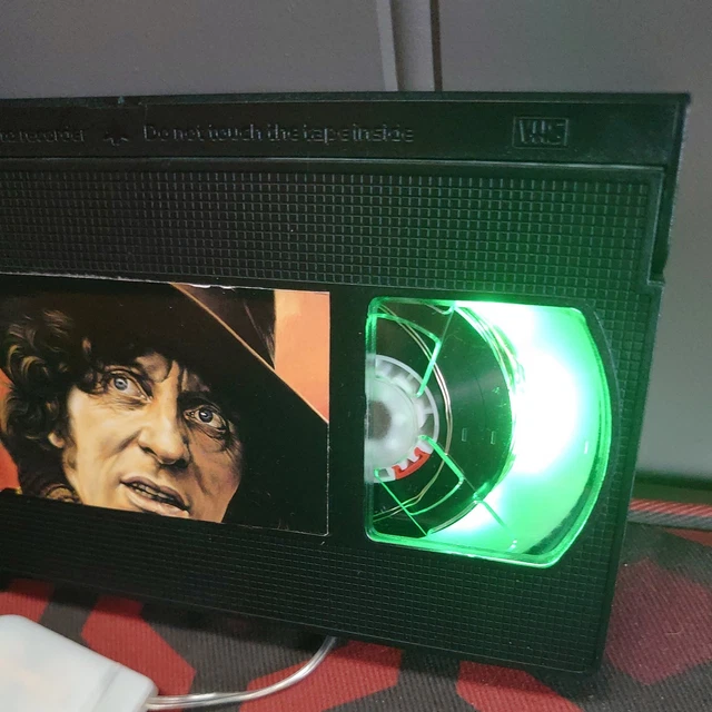 DOCTOR WHO VHS Video Customised Light Tom Baker Excellent Condition ...