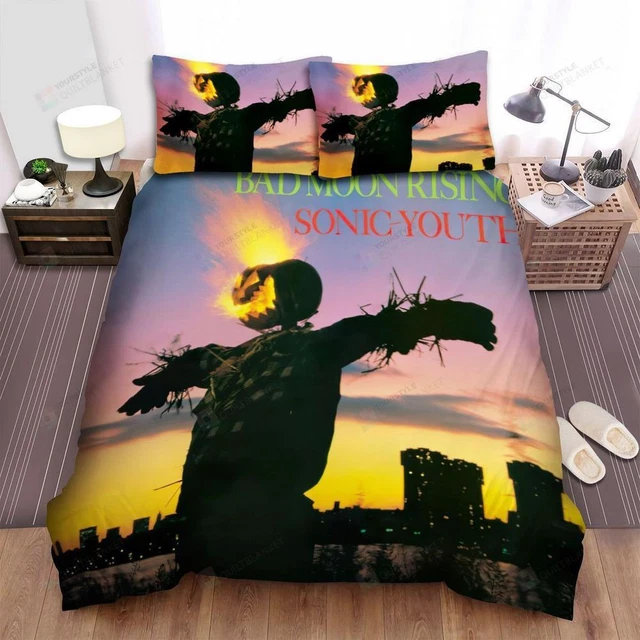 SONIC YOUTH BAND Bad Moon Rising Album Cover Quilt Duvet Cover Set ...