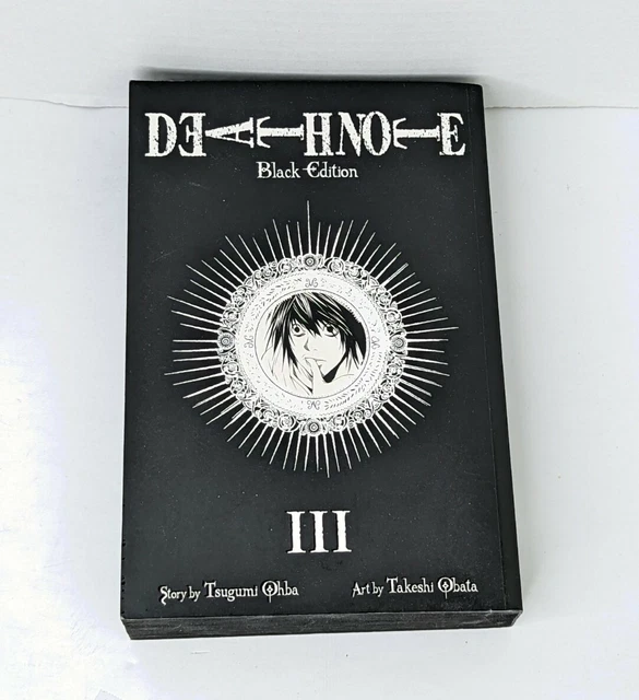 DEATH NOTE BLACK Edition Manga Book 3 III - Volumes 5-6 English $40.00 ...