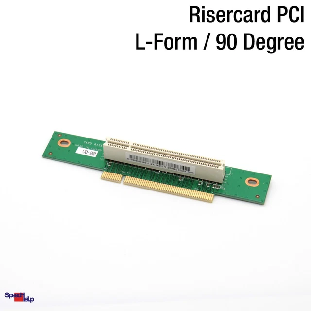 PCI TO PCI Riser Card Risercard Riserkarte 90 Degree Extension Card ...