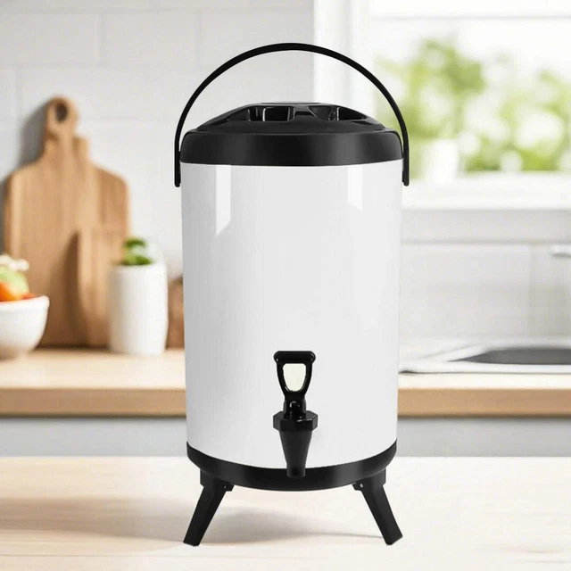 SOGA 8L STAINLESS Steel Milk Tea Dispenser – Large Beverage Barrel £74. ...