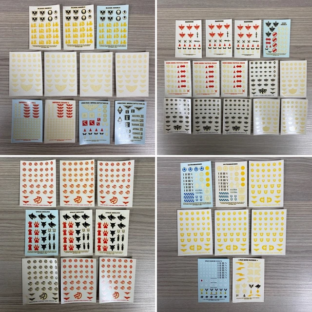42 SPACE MARINE Decals Transfer Sheets Warhammer 40K Games Workshop ...