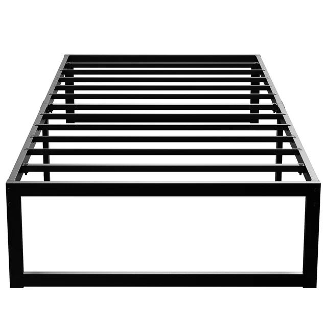 HOMCOM 3FT SINGLE Bed Frame with Underbed Storage, Noise-Free, Black £ ...