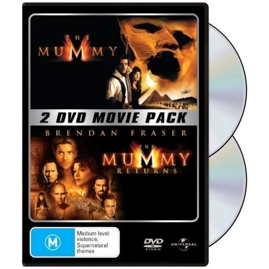 THE MUMMY / The Mummy Returns (DVD, 1999) PAL Region 4 (Brendan Fraser ...