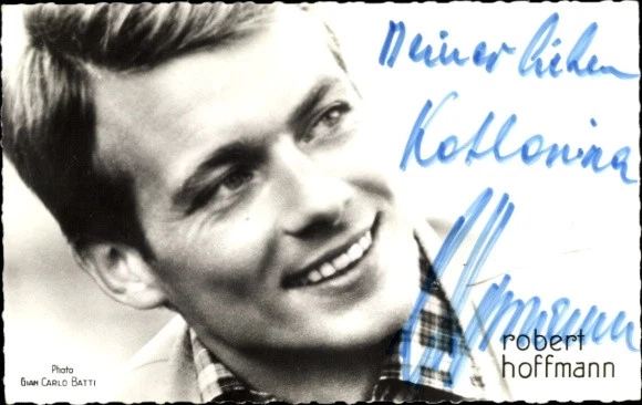 POSTCARD ACTOR ROBERT Hoffmann, portrait, autograph - 10905115 £10.70 ...