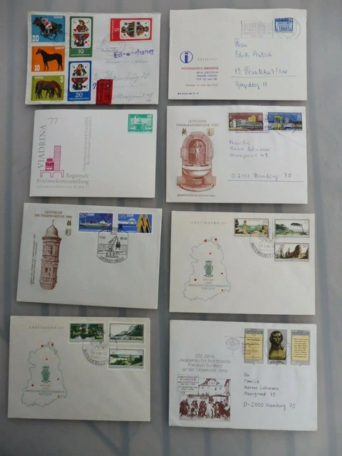 DDR GANZSACHEN FDC Leipziger Messe Naturschutz Eilbrief EUR 1,50 ...
