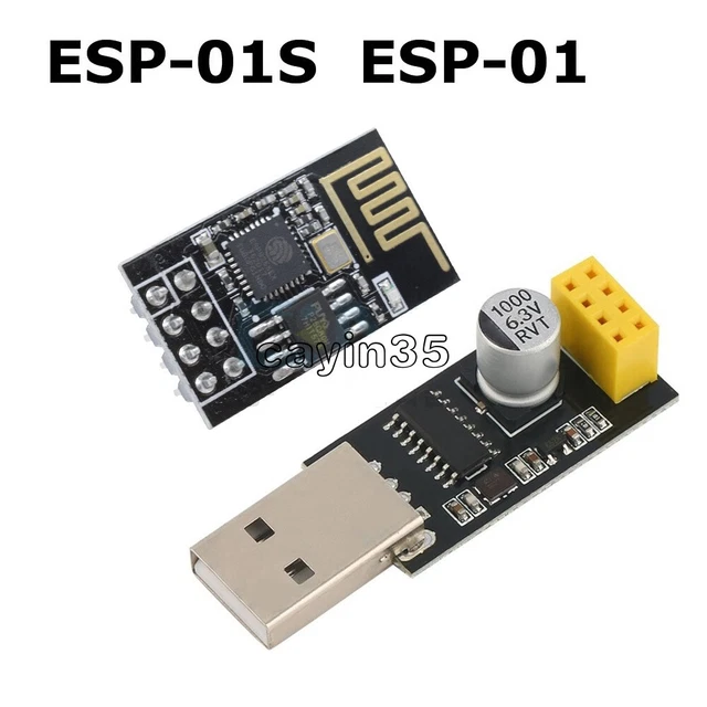 USB TO ESP8266 ESP-01/01S CH340G Serial Wifi Adapter Module Development ...
