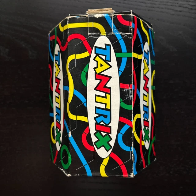 VINTAGE 1995 TANTRIX Puzzle Strategy Tile Laying Board Game COMPLETE 56 ...