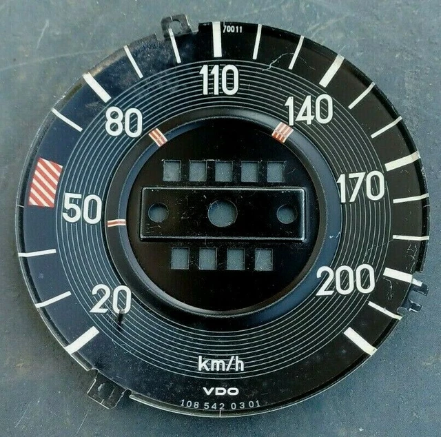 MERCEDES W115 STROKE 8/8 Tacho Original Speedometer Dial bis160 Vat ...