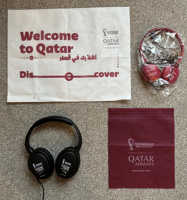 FIFA WORLD CUP Qatar 2022 Official Qatar Airways Memorabilia Pillow ...