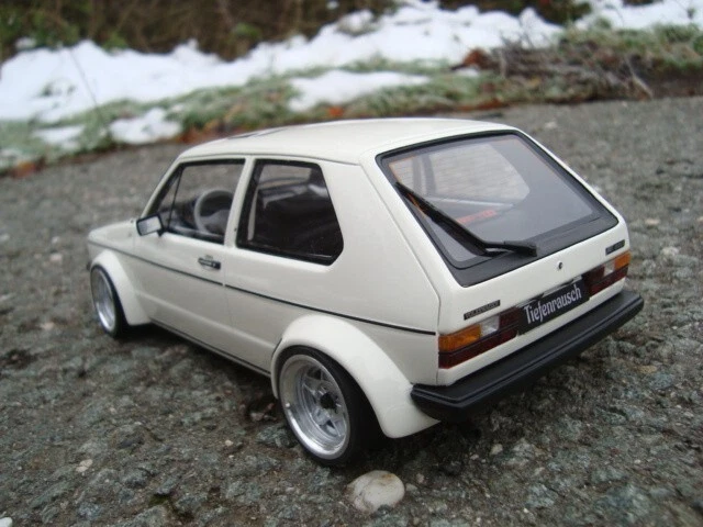 1:18 VW GOLF 1 GTI ABT Tiefer Tuning mit 15 Zoll ATS Echt Alu Felgen ...