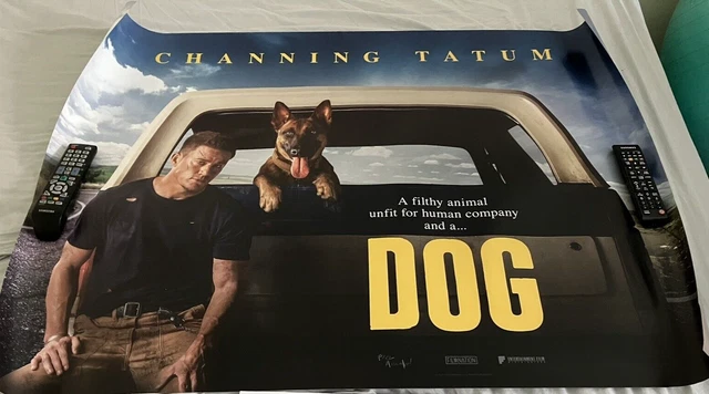 DOG POSTER Original Cinema Quad Film 2022 - Channing Tatum - Sent ...