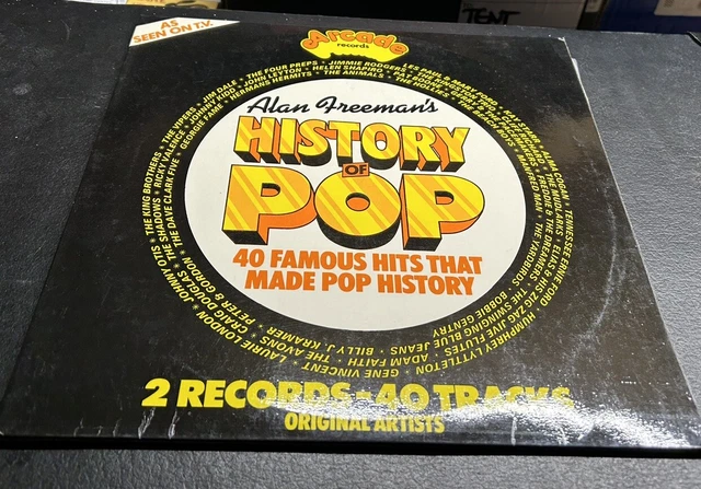 ALAN FREEMAN'S HISTORY Of Pop - Various Artists - 2x 12" Vinyl LP Album ...